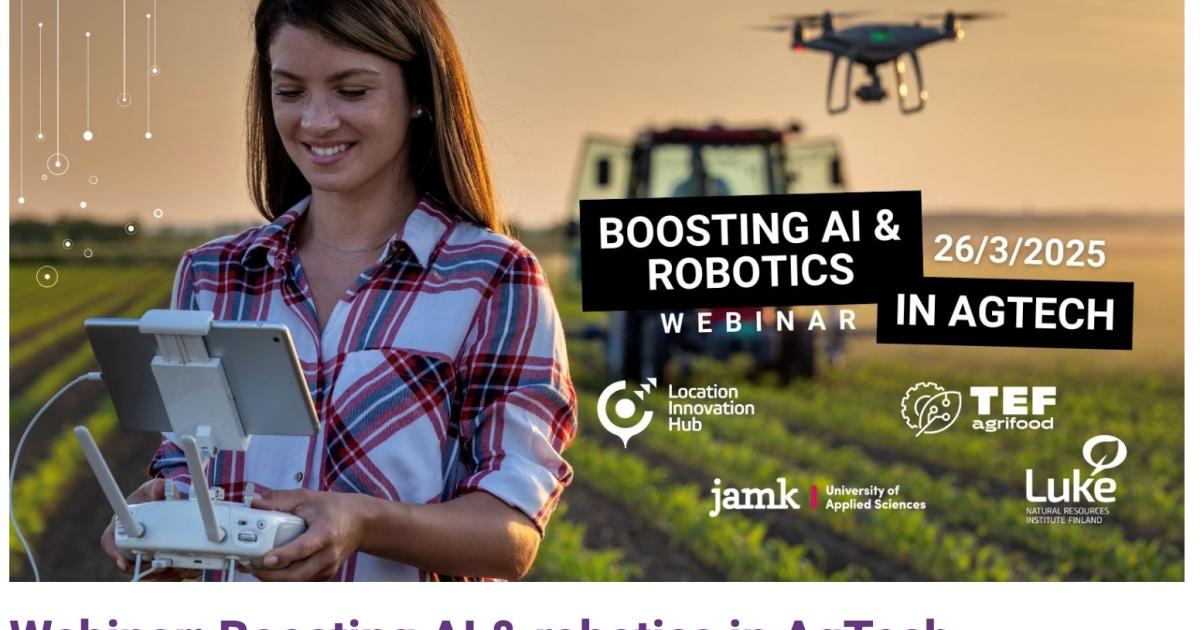 Boosting AI & Robotics in AgTech | Jamk